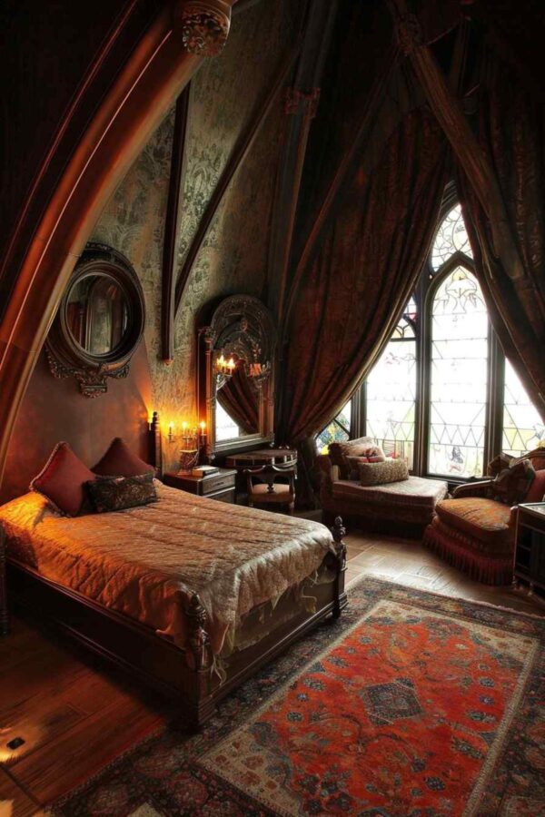 36 Attic Bedroom Ideas Create Romantic Gothic Ambience Under the ...