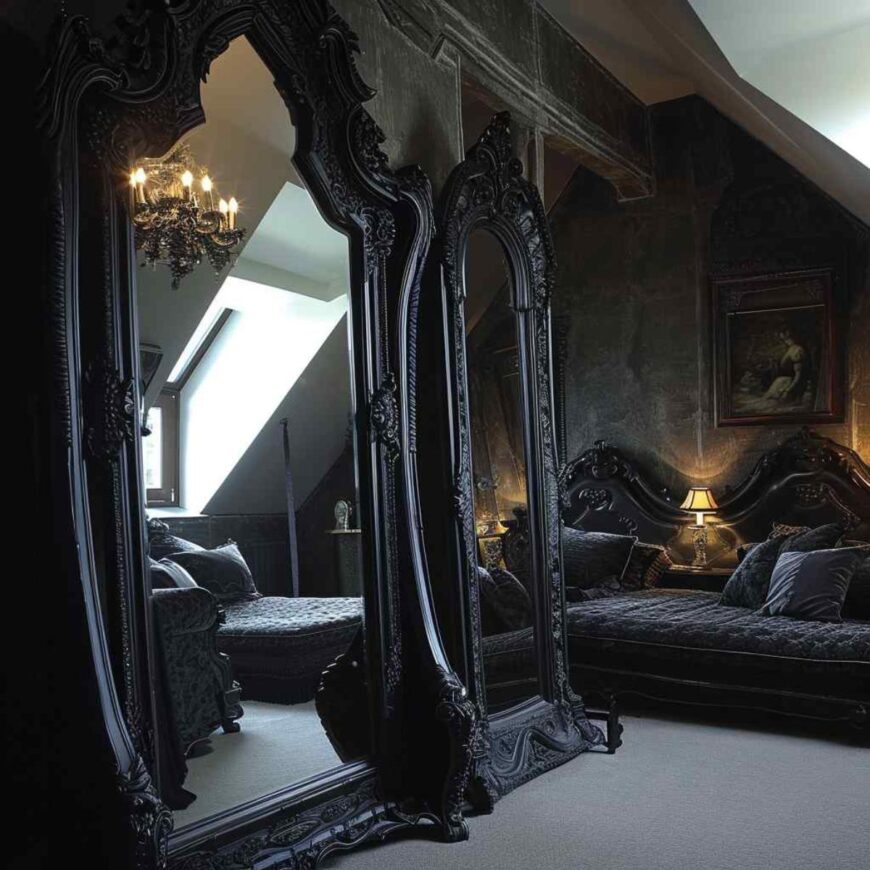 36 Attic Bedroom Ideas Create Romantic Gothic Ambience Under the ...