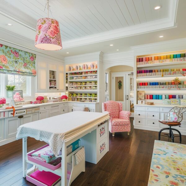 48 Breathtaking Custom Crafting Rooms That Are Every Crafter’s Dream ...