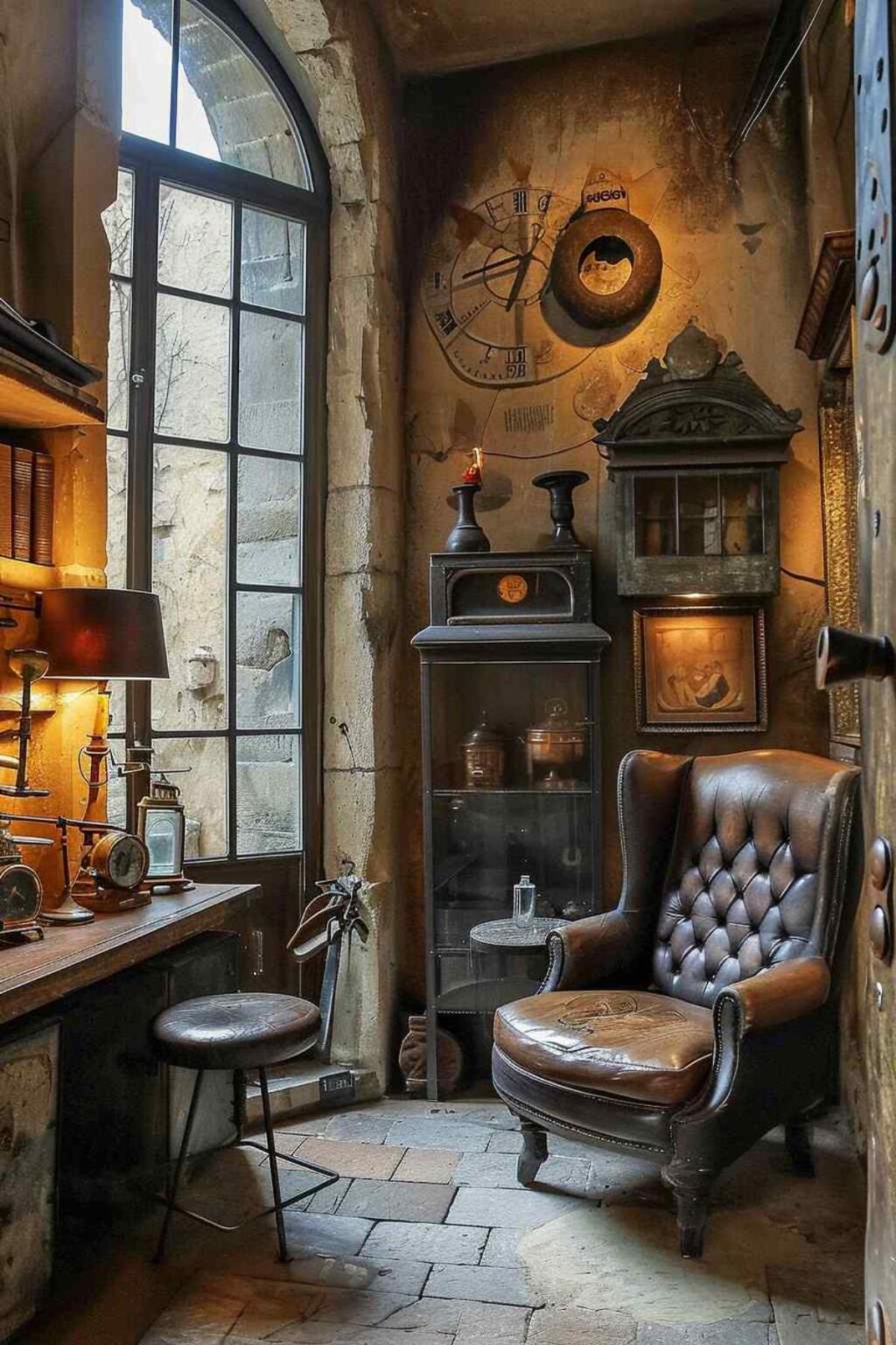 Leather, Lamps, and Literature: 32 Steampunk Reading Nooks Designed for ...