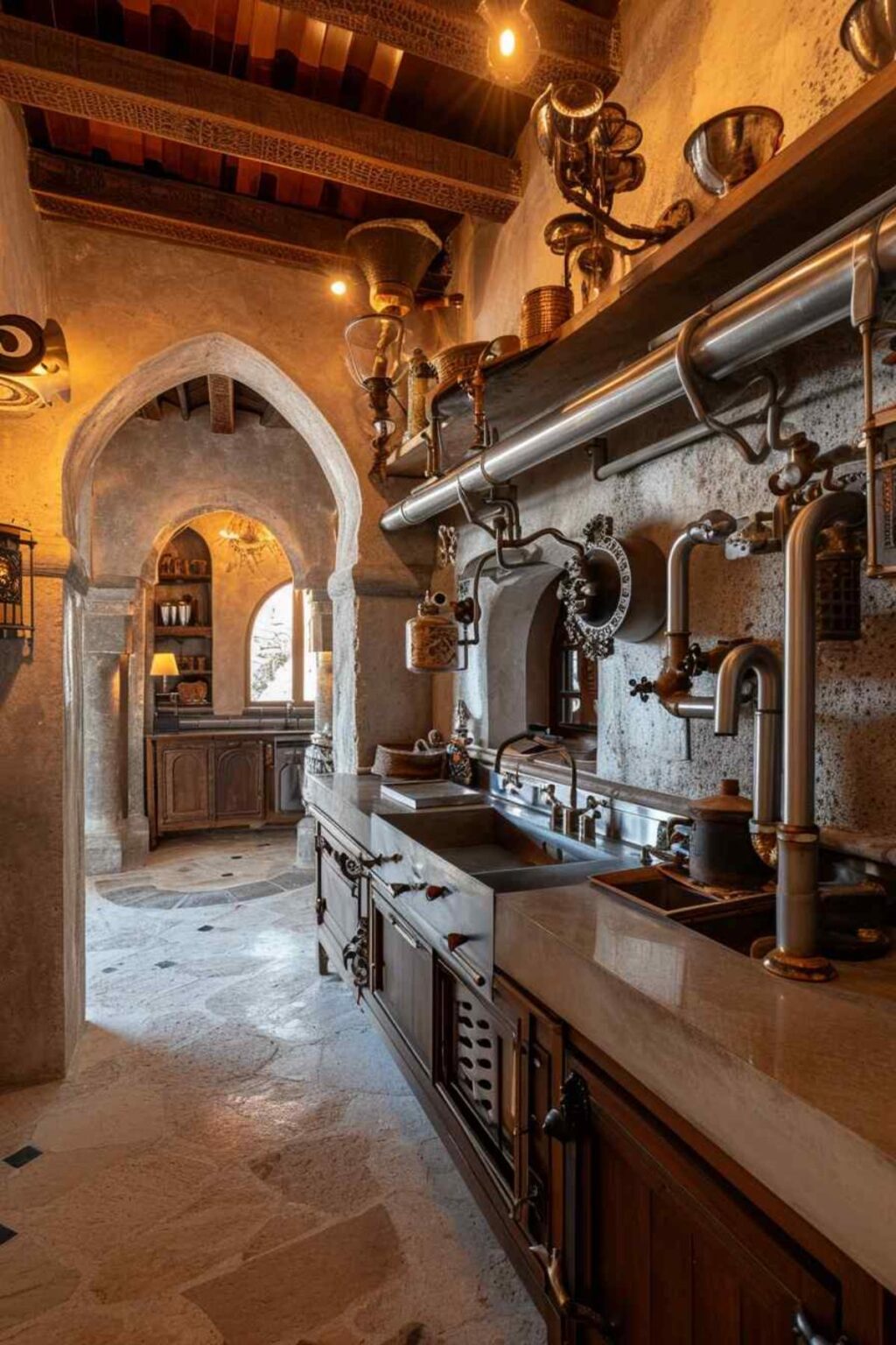32 Kitchen Pantries Combine Dystopian Steampunk with French Country ...