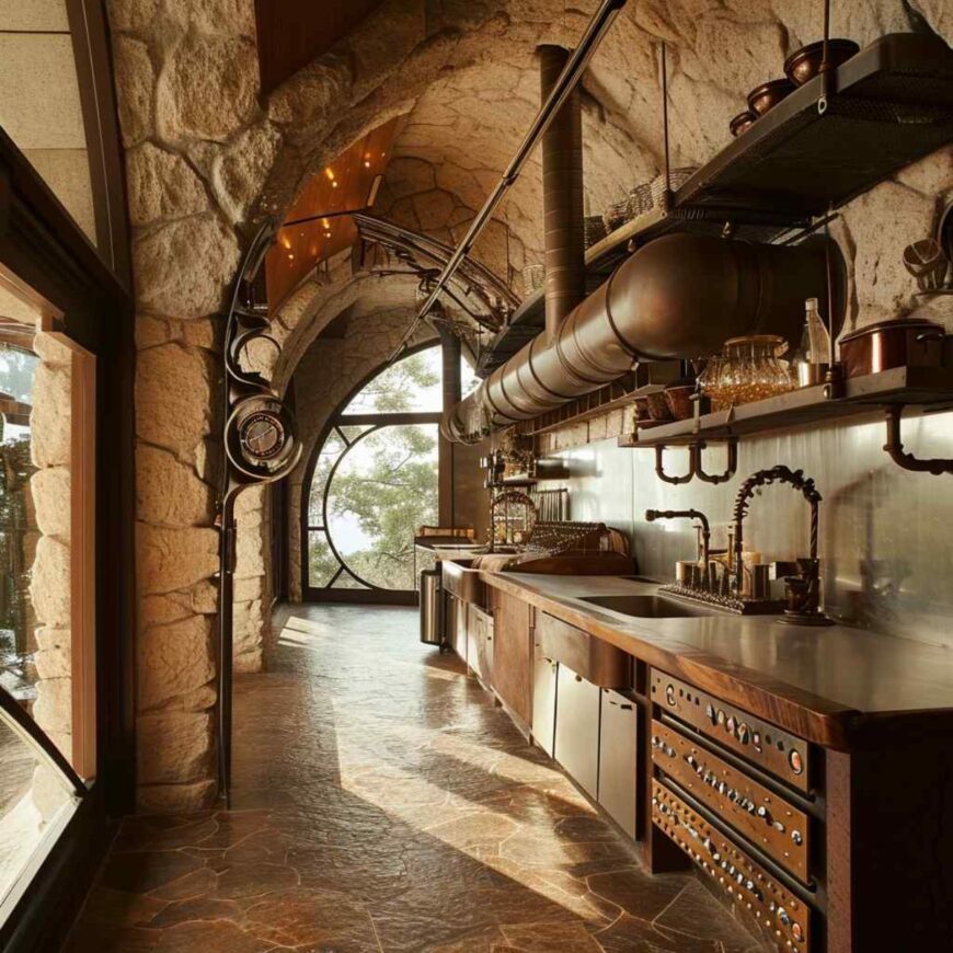 32 Kitchen Pantries Combine Dystopian Steampunk with French Country ...