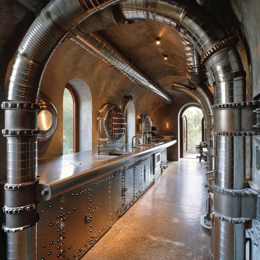 32 Kitchen Pantries Combine Dystopian Steampunk with French Country ...