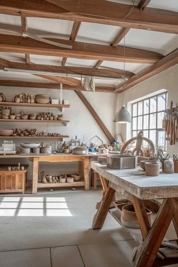 61 Craft Rooms Explore the Artistic Fusion of Contrasting Styles ...