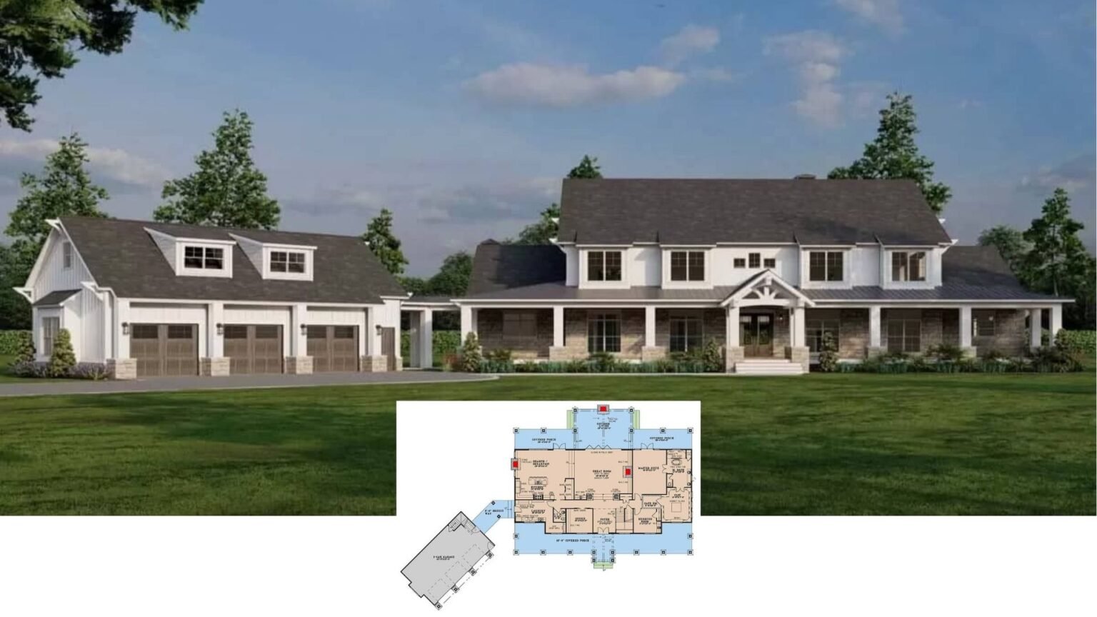 101 Farmhouse Floor Plans & House Plans