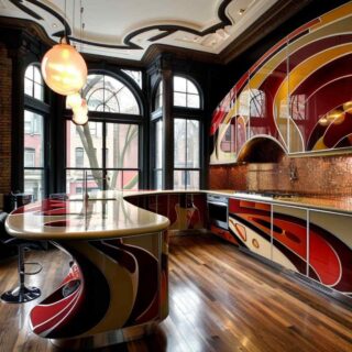 42 Neo-Deco Kitchens Where Timeless Design Meets Tomorrow (Concept ...