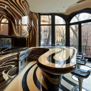 42 Neo-Deco Kitchens Where Timeless Design Meets Tomorrow (Concept ...