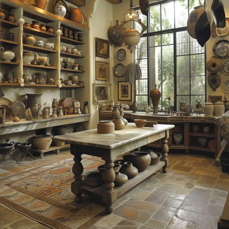 Sculpting with Style: 34 Pottery Workspaces Blend Tuscan and Baroque ...