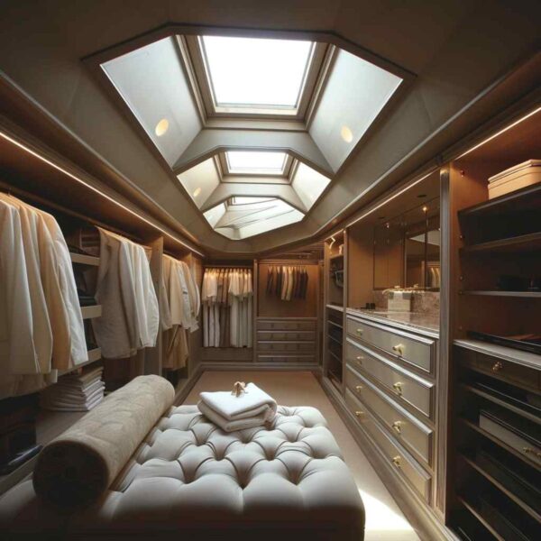 64 His-and-Her Walk-In Closets Bathed in Natural Light (Concept ...