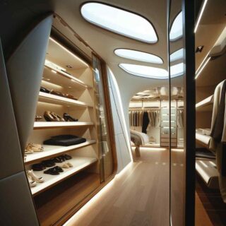 64 His-and-Her Walk-In Closets Bathed in Natural Light (Concept ...