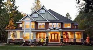 Three-Story Craftsman Style 5-Bedroom Stoneacre Home with Loft and ...