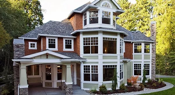 Three-Story Craftsman Style 5-Bedroom Stoneacre Home with Loft and ...