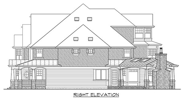 Three-Story Craftsman Style 5-Bedroom Stoneacre Home with Loft and ...
