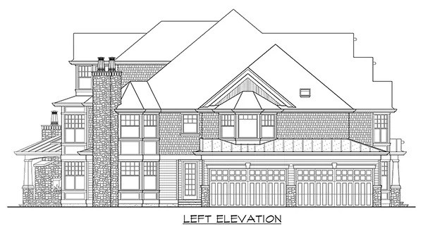 Three-Story Craftsman Style 5-Bedroom Stoneacre Home with Loft and ...