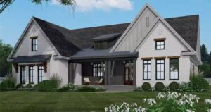 3-Bedroom Modern Farmhouse Style Single-Story Esquire Home with Bonus ...
