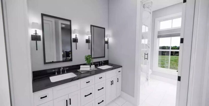 3-Bedroom Modern Farmhouse Style Single-Story Esquire Home with Bonus ...