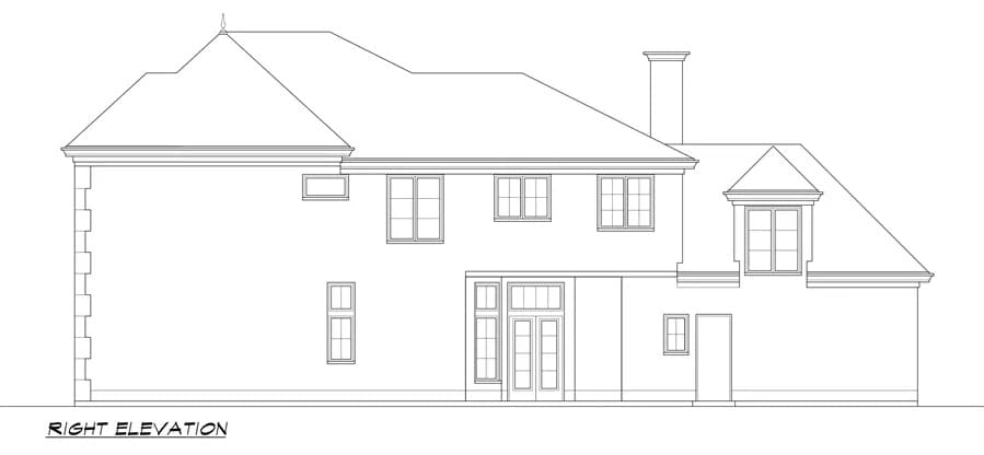 Two-Story European Style 5-Bedroom Solaine Home with Bonus Expansion ...