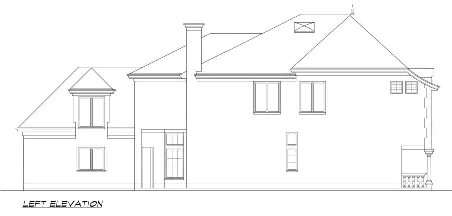 Two-Story European Style 5-Bedroom Solaine Home with Bonus Expansion ...