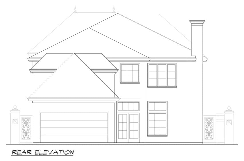 Two-Story European Style 5-Bedroom Solaine Home with Bonus Expansion ...