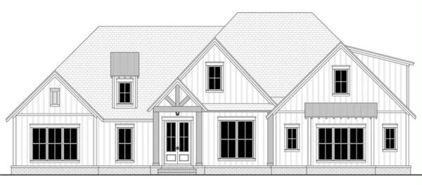 Morning Trace Single-Story 4-Bedroom Modern Farmhouse with Front Porch ...