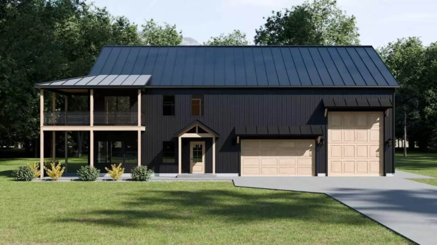 Cawston 3-Bedroom Two-Story Barndominium with RV Garage and Bonus Room ...