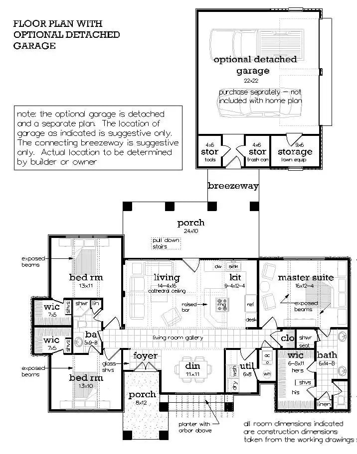 Transitional Style Single-Story 3-Bedroom Jetson Home with Jack & Jill ...