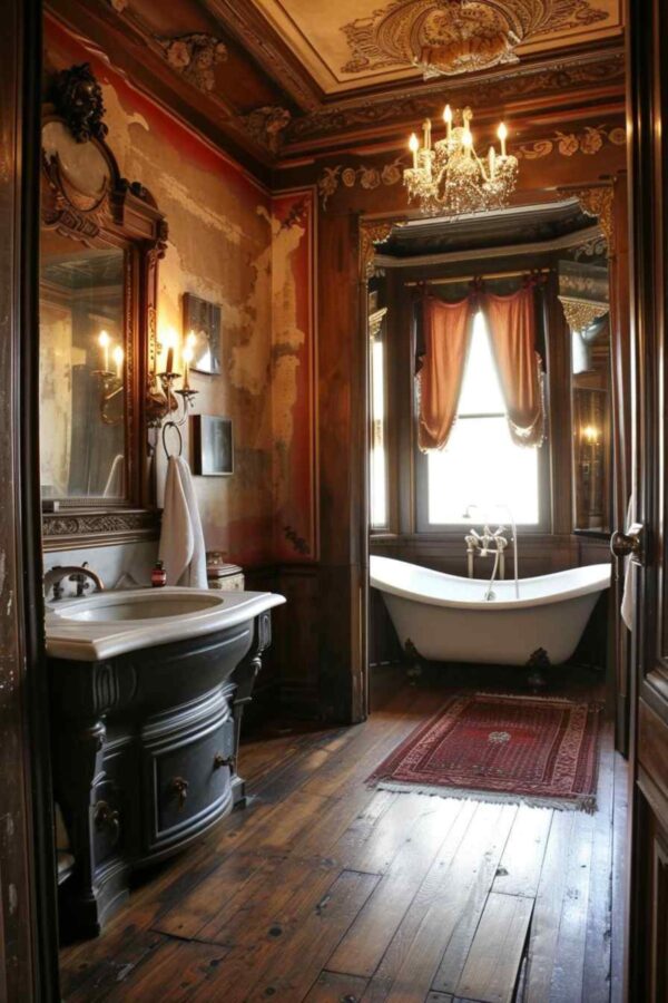 Renaissance and Rococo Styles Merge in 55 Bathroom Designs (Concept ...