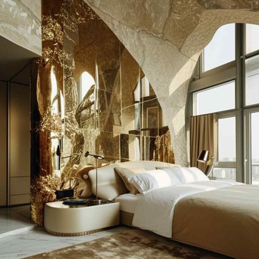 56 Bedroom Ideas that Flaunt Byzantine-Art Deco Mashup with ...