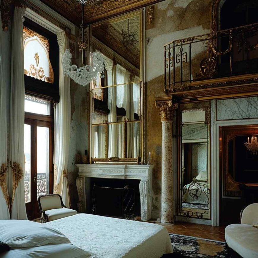 56 Bedroom Ideas that Flaunt Byzantine-Art Deco Mashup with ...