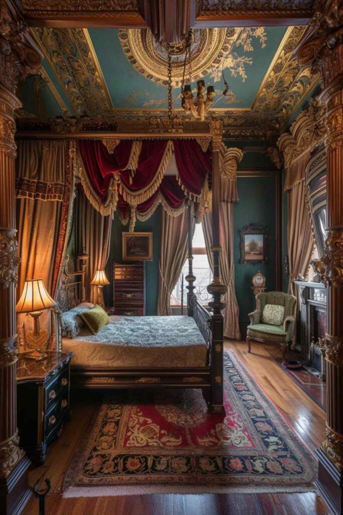 50 Bedrooms Infused with Renaissance Grace and Rococo Whimsy (Concept ...