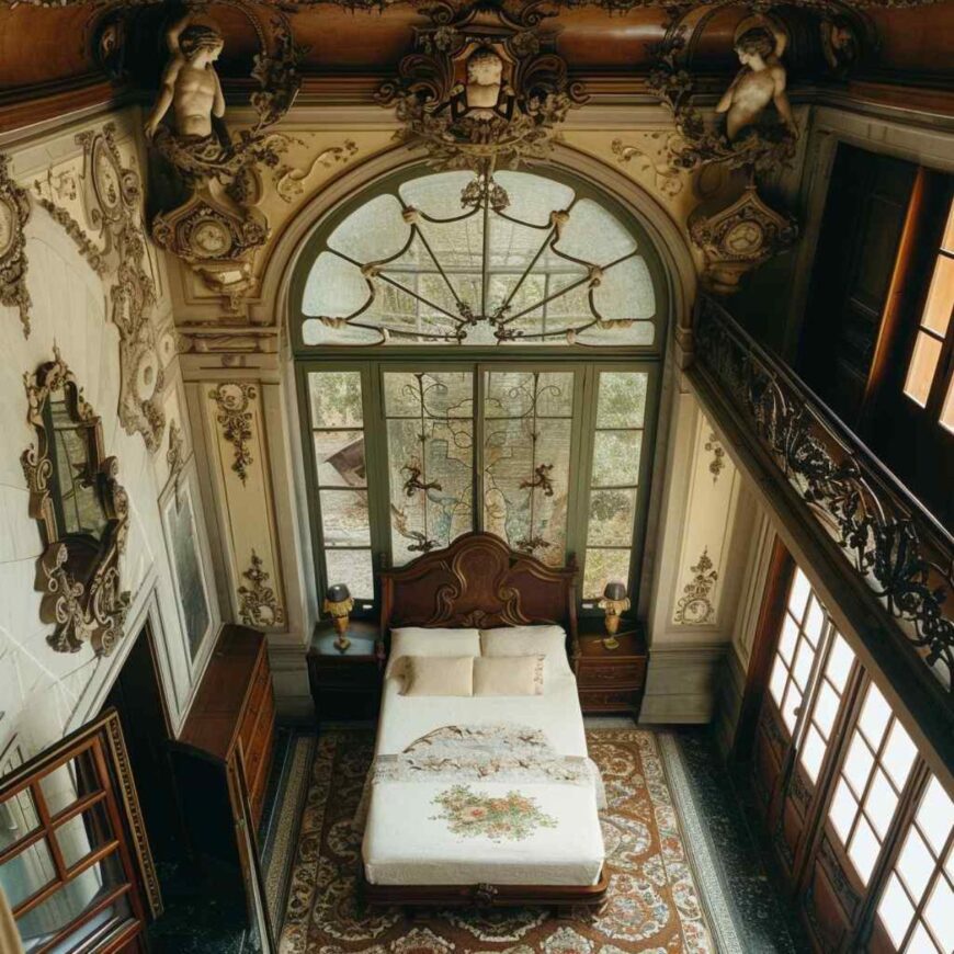 50 Bedrooms Infused with Renaissance Grace and Rococo Whimsy (Concept ...