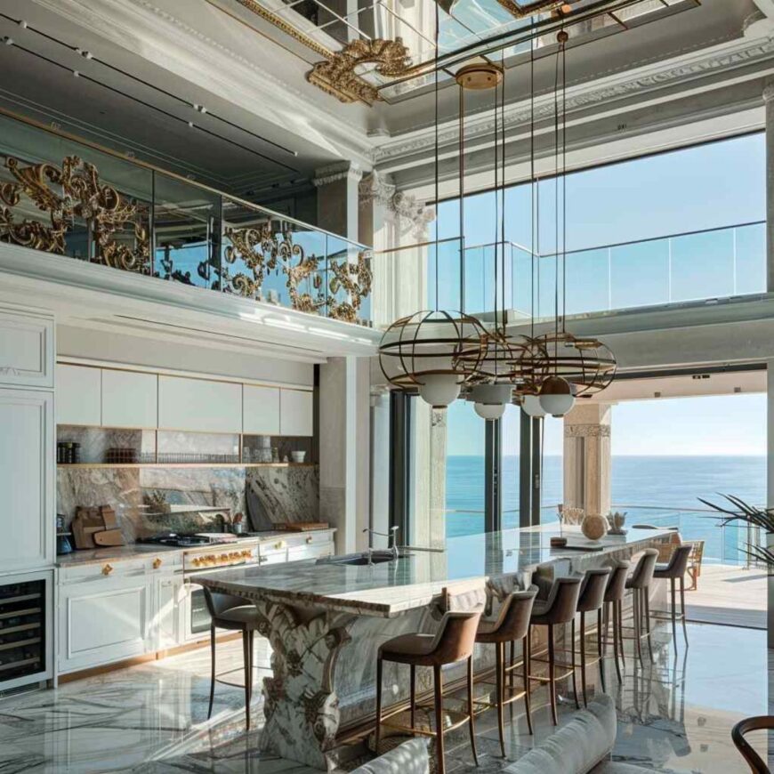66 Kitchen Designs Dripping in Rococo and Baroque Luxury (Concept ...