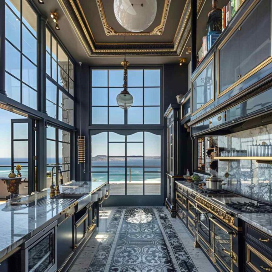 66 Kitchen Designs Dripping in Rococo and Baroque Luxury (Concept ...
