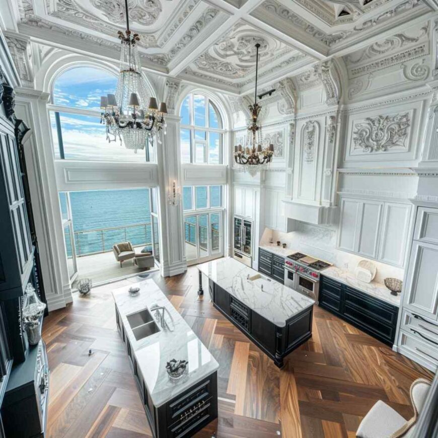 66 Kitchen Designs Dripping in Rococo and Baroque Luxury (Concept ...