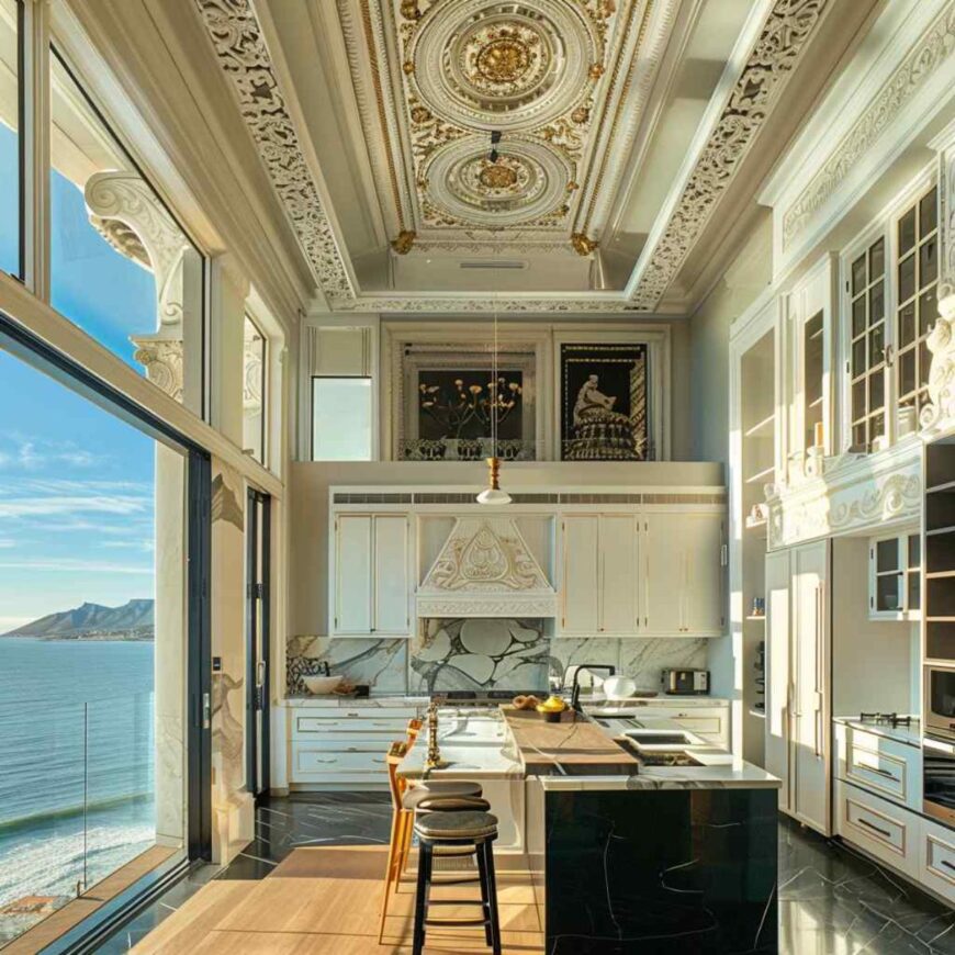 66 Kitchen Designs Dripping in Rococo and Baroque Luxury (Concept ...