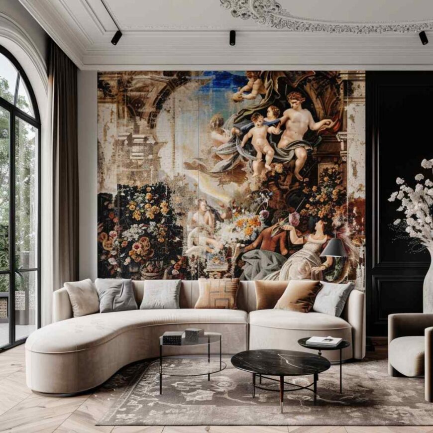 80 Living Room Designs Where Baroque Depth Meets Rococo Whimsy (Concept ...