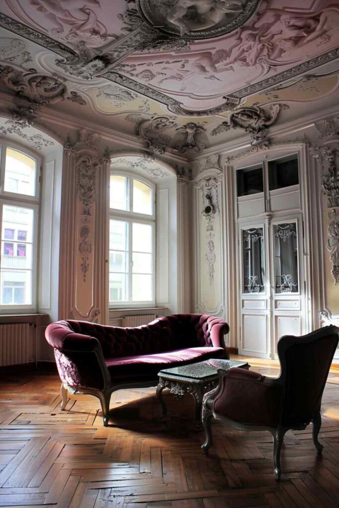 80 Living Room Designs Where Baroque Depth Meets Rococo Whimsy (Concept ...