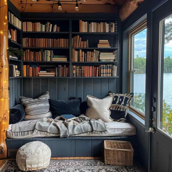 46 Reading Nooks Stretch Out with Cottagecore and Scandinese Design ...