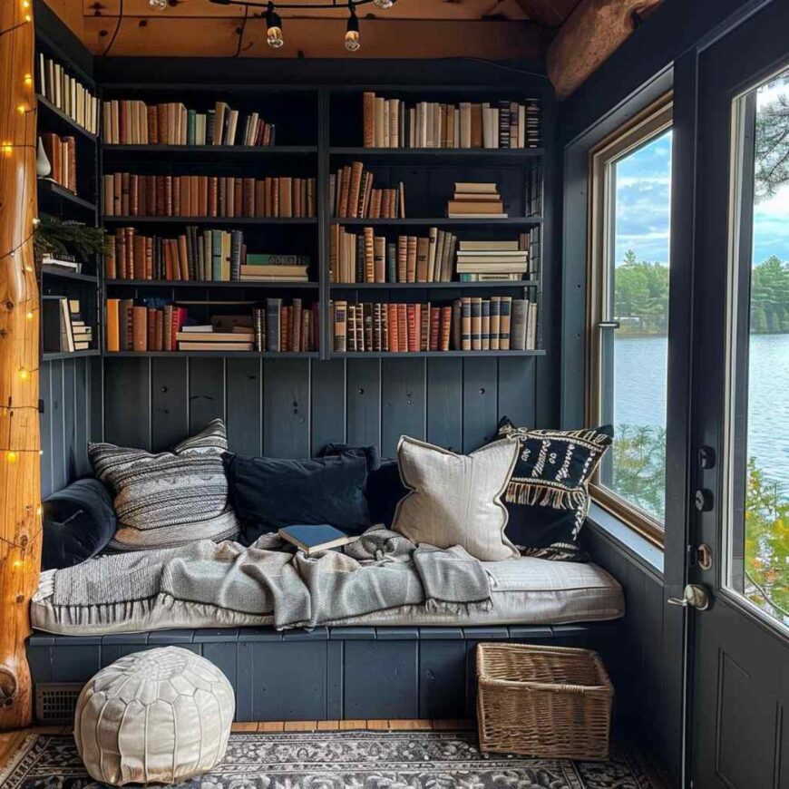 46 Reading Nooks Stretch Out with Cottagecore and Scandinese Design ...