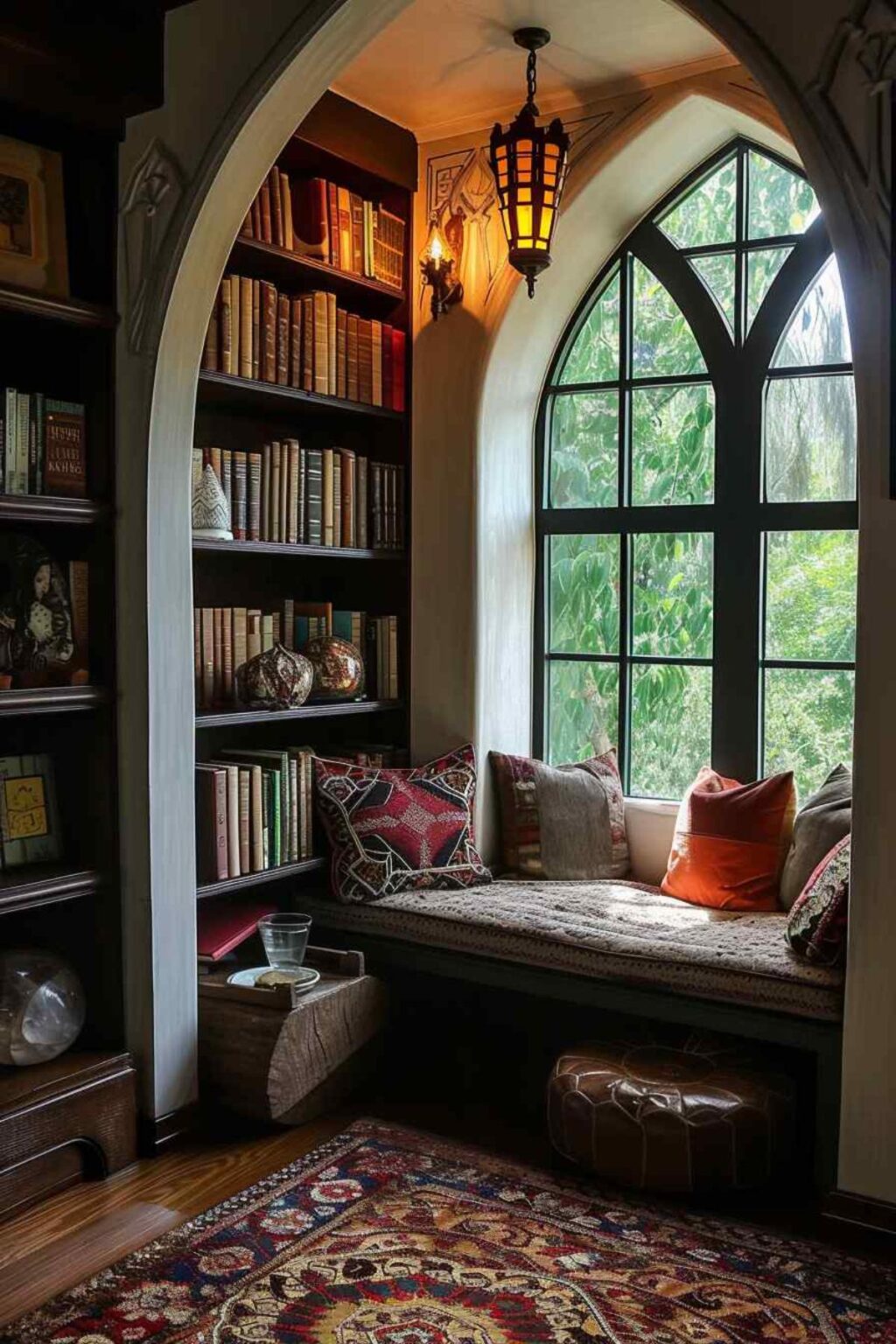 84 Gothic-Mediterranean Reading Nooks with Old-World Charm (Concept ...