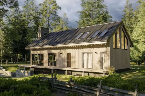 Tour this Cutting-Edge Rustic Contemporary Cabin (Floor Plan) – Home ...