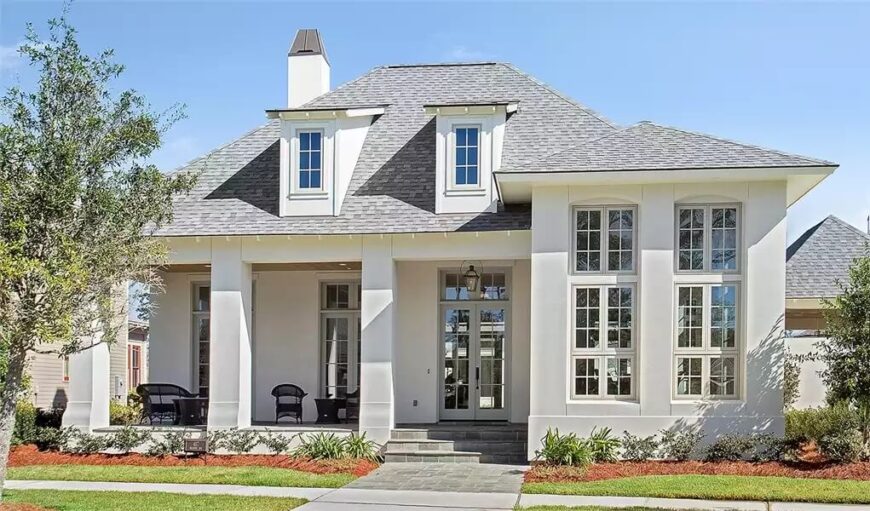 Single-Story Southern Style 3-Bedroom Melrose Home with Front Porch and ...