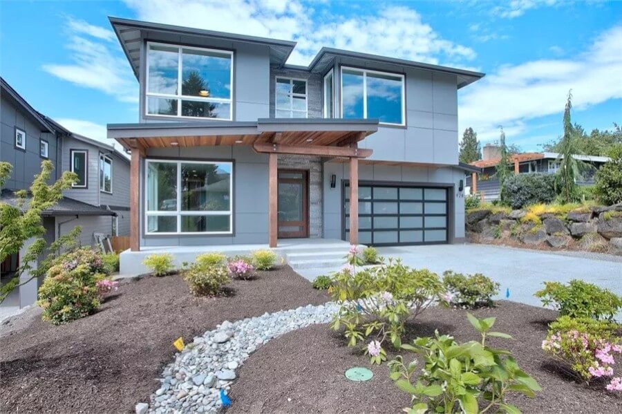 Sierra Homes Two-Story 3-Bedroom Contemporary Home with Bar, Balcony ...
