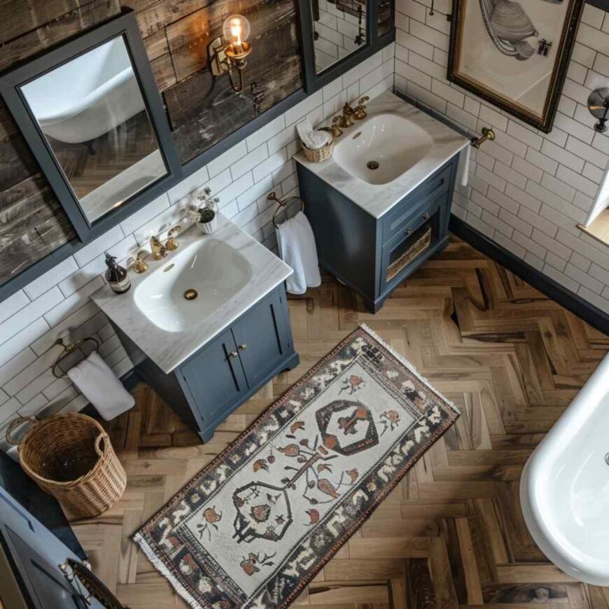 28 Hygge Bathrooms Featuring the Timeless Fusion of Farmhouse ...