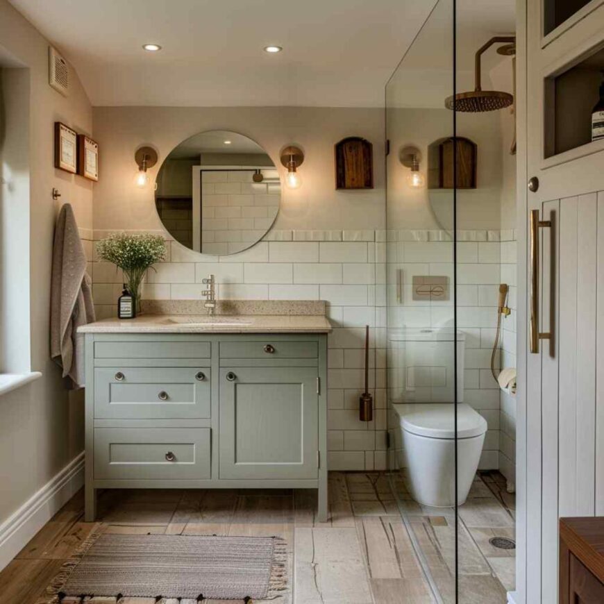 28 Hygge Bathrooms Featuring the Timeless Fusion of Farmhouse ...