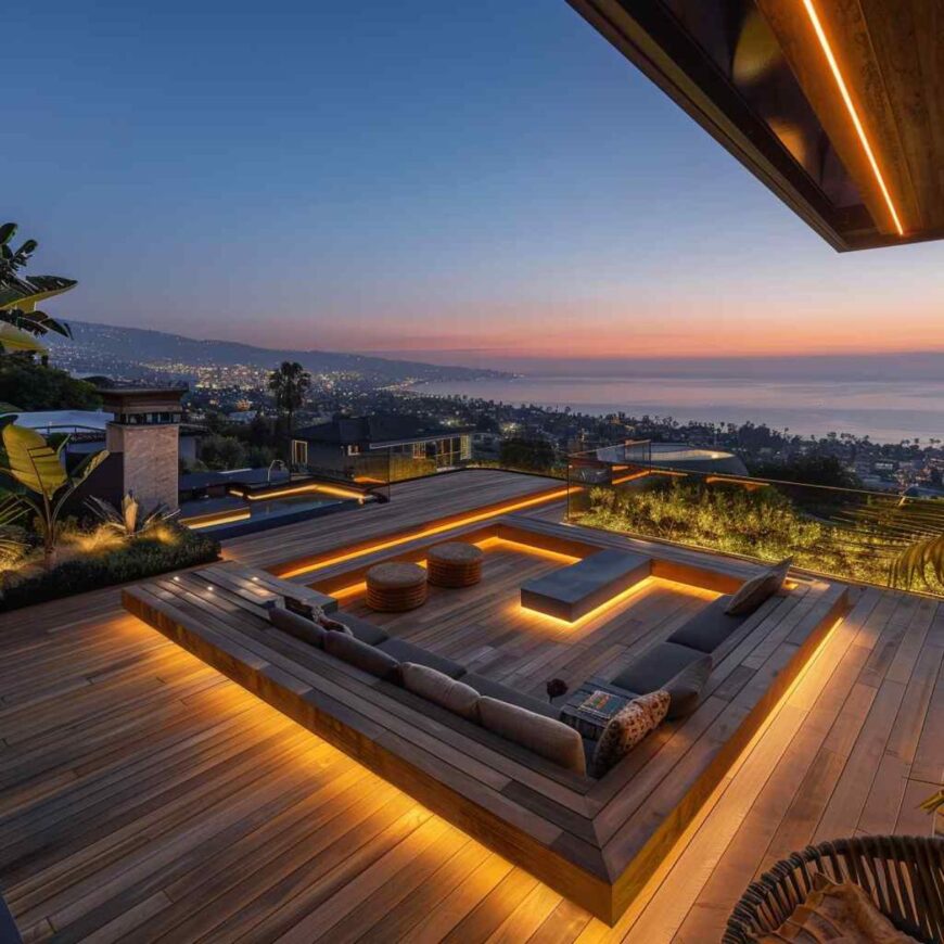 36 Outdoor Decks Illuminated with Integrated Lighting (Concept Designs ...