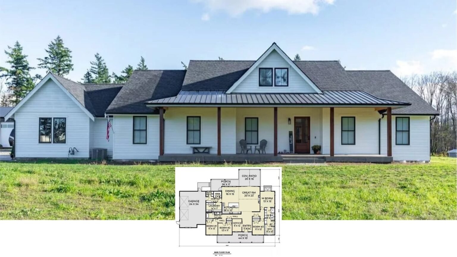 Tour This 2,883 Sq. Ft. 4 Bedroom Farmhouse Full of Unique Touches ...