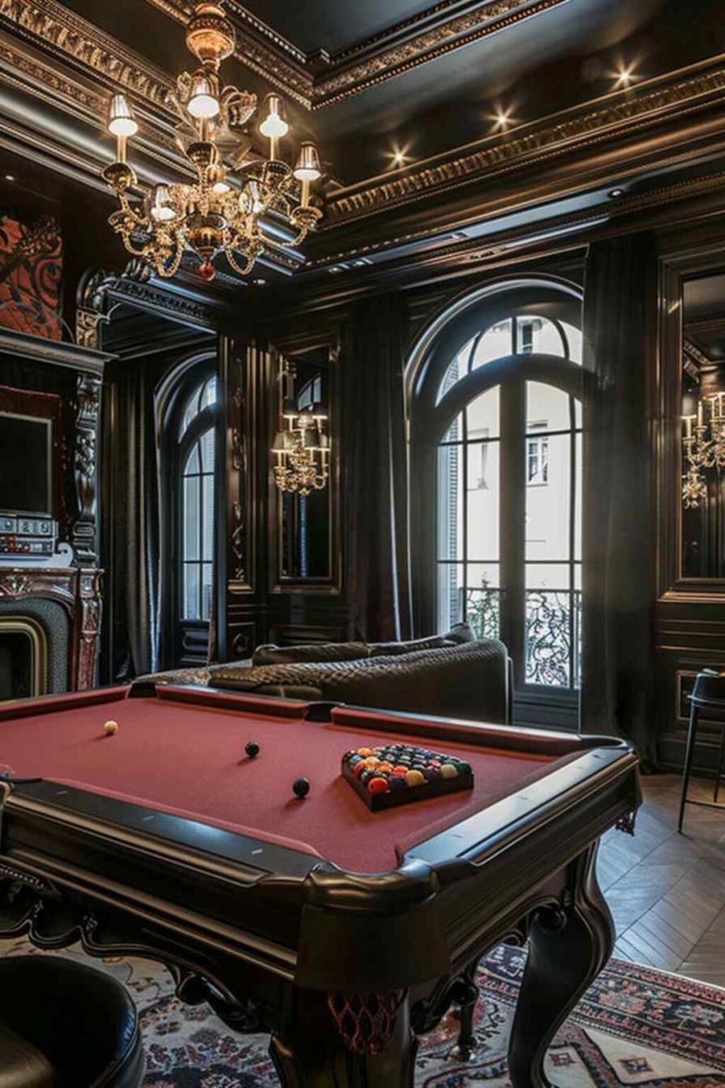 32 Game Rooms Elevate Play with Baroque-Rococo Design (Concept ...