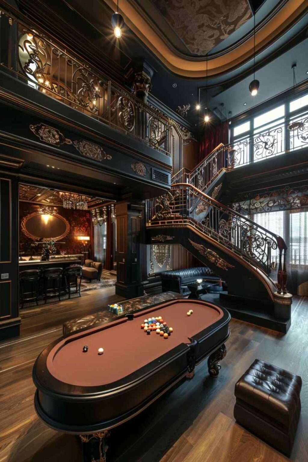 32 Game Rooms Elevate Play with Baroque-Rococo Design (Concept ...