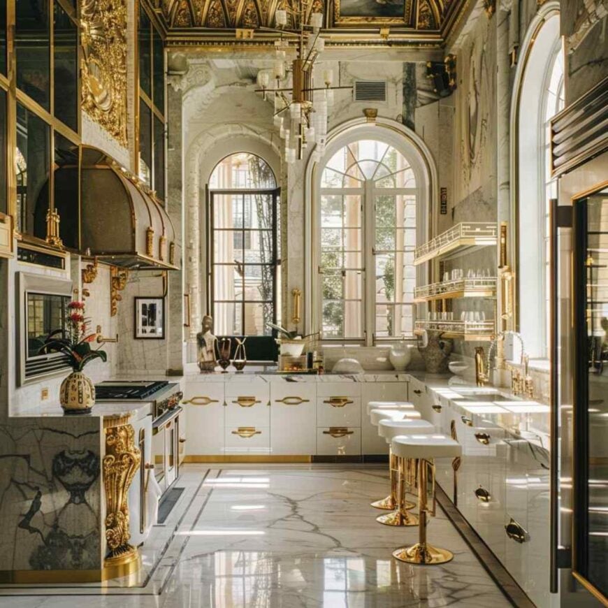 32 Kitchen Ideas Explore the Rich Tapestry of Baroque, Rococo, and Art ...